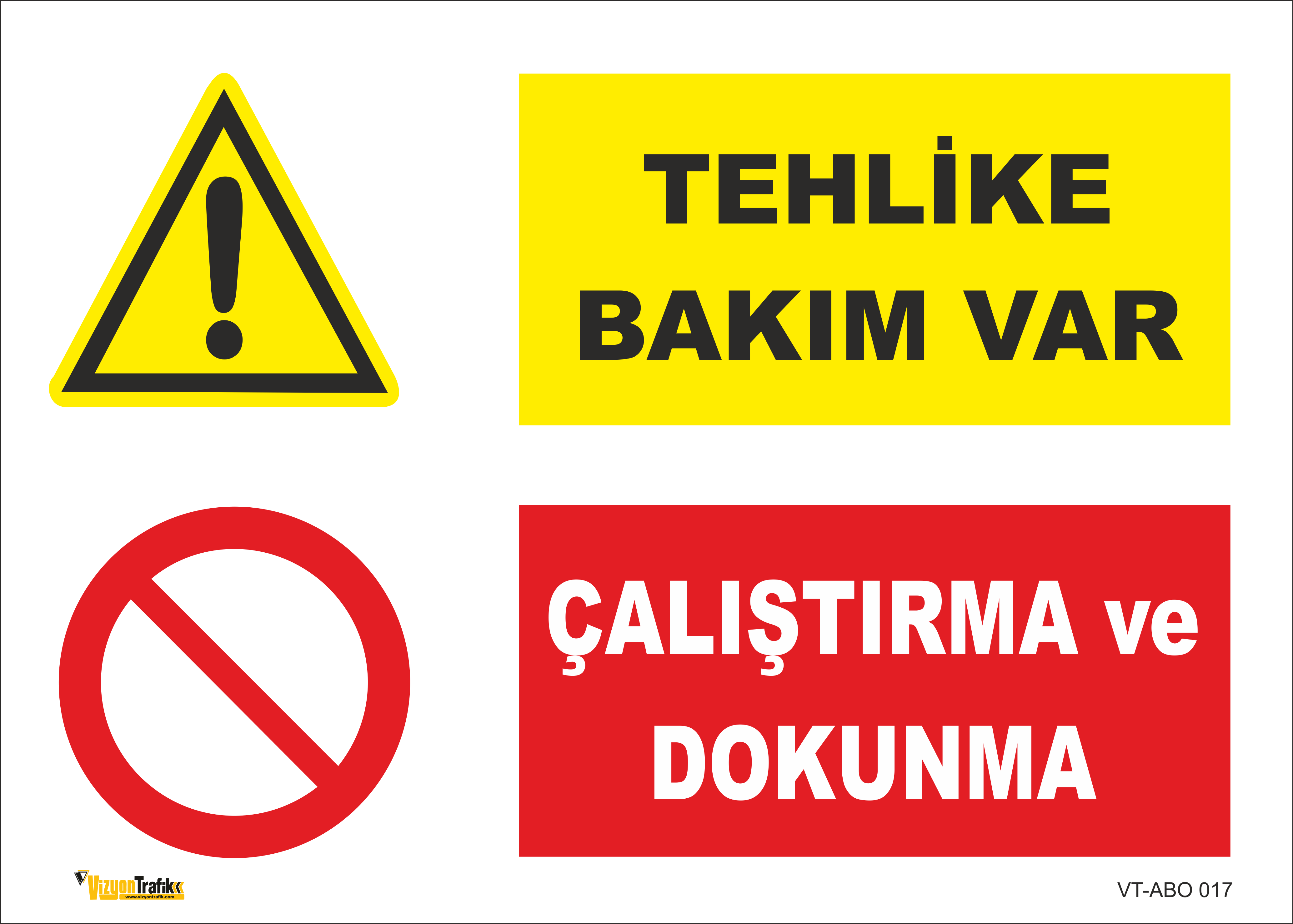 İSG Levhaları, uyarı levhaları, emir levhaları, 25x35 cm levha, 35X50 ...